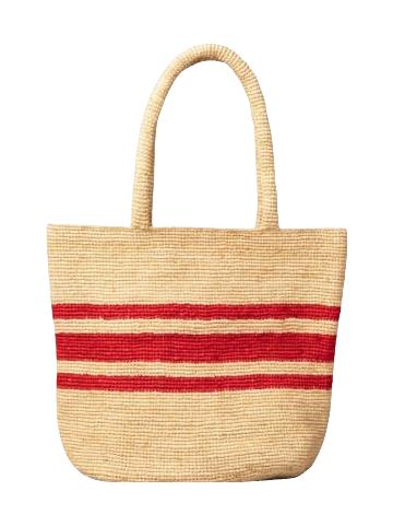 INDEGO AFRICA Sylvanie Beach Tote in Raffia